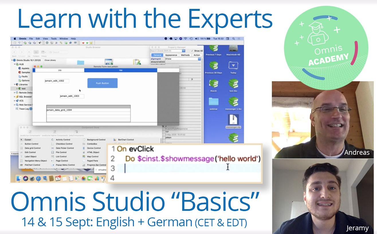 Omnis Studio-Desarrollo Flexible + Rápido de app multiplataforma